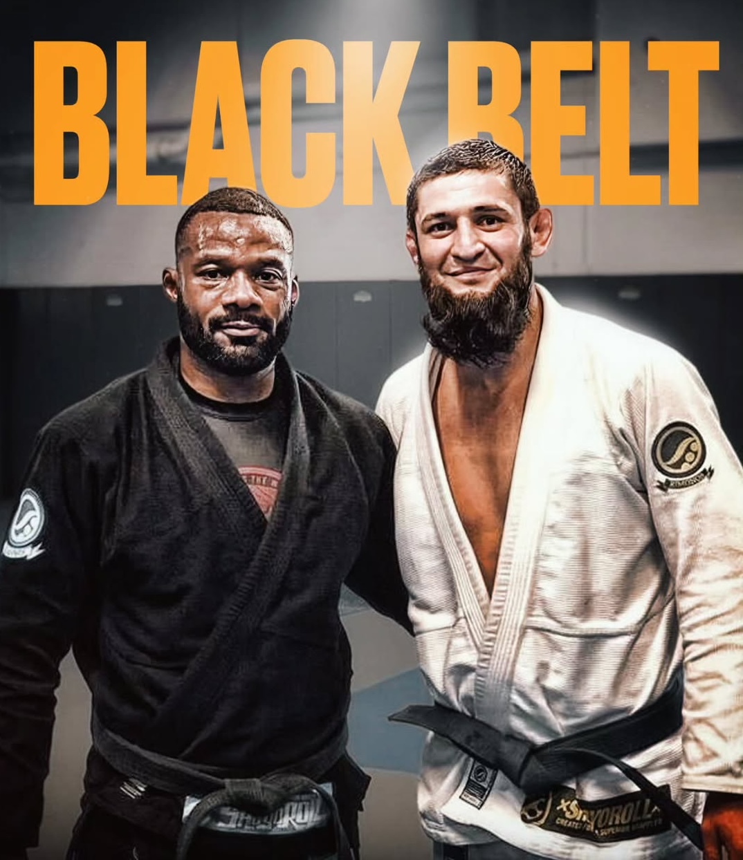 Khamzat Chimaev promu ceinture noire de Jiu-Jitsu brésilien après avoir ...